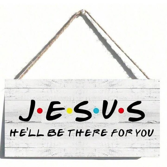 Wall Decor | Jesus Inspirational Wooden Hanging Sign | Poshmark